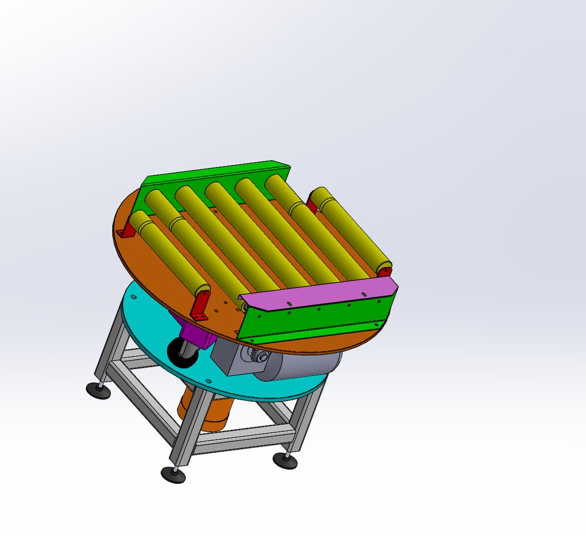 3D model rotary conveyor - TurboSquid 1300472