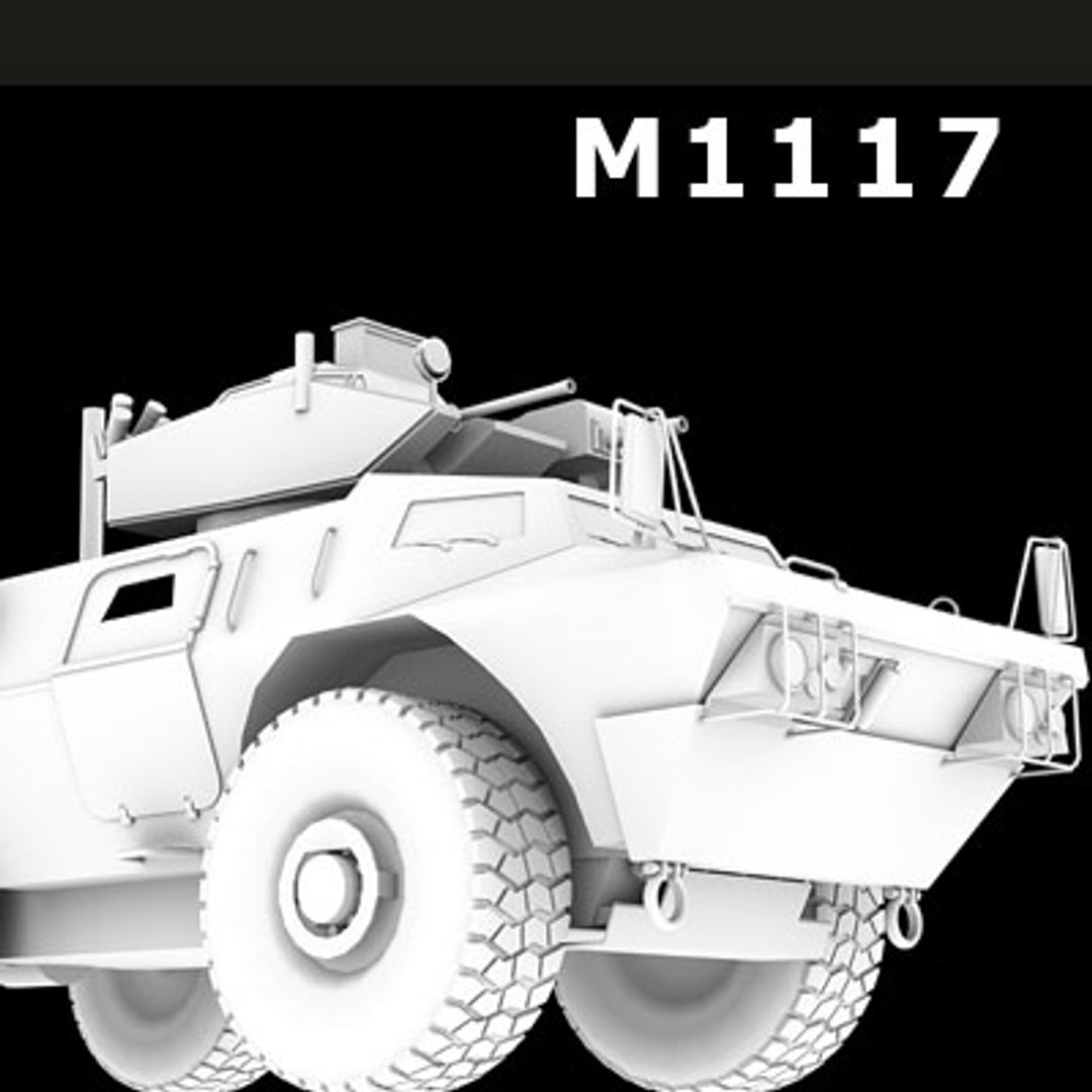 3d Model M1117 Guardian Asv