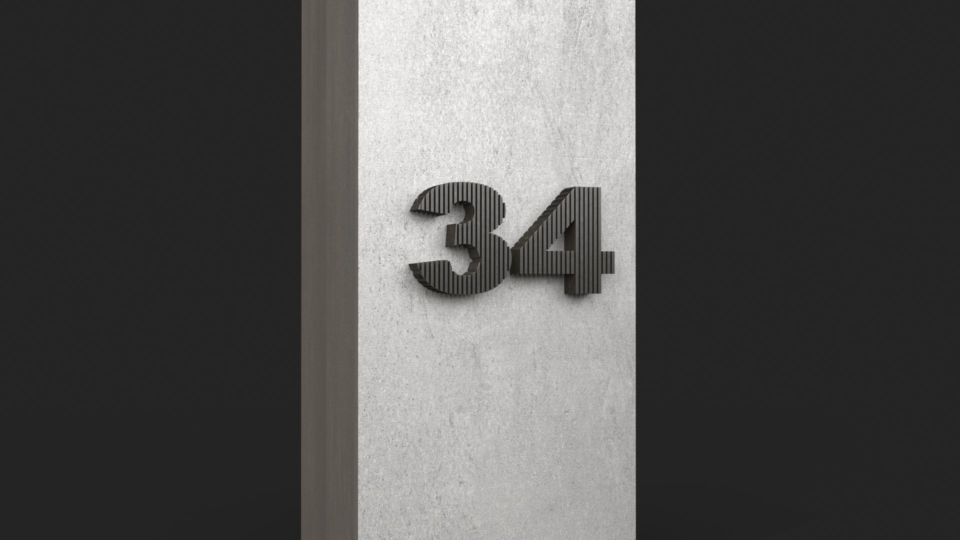 3D Number Cut - TurboSquid 1292151