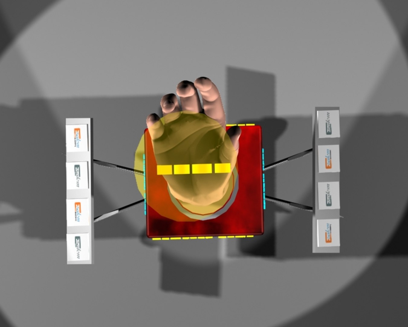 3D motion stand book logo - TurboSquid 1438498