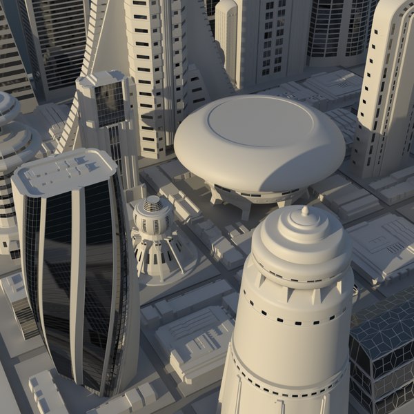 Future City 3D Models for Download | TurboSquid