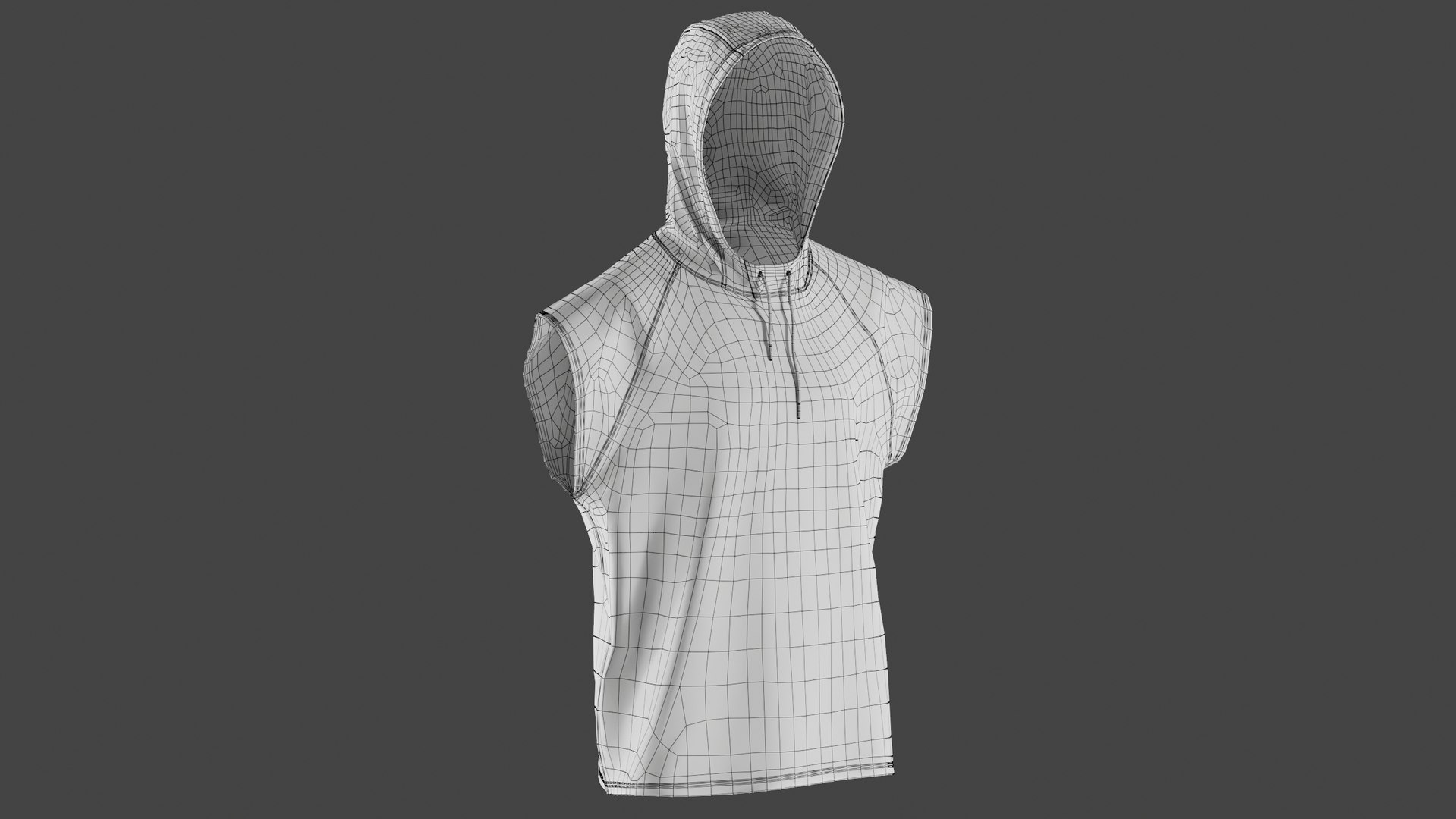 Mesh Men S Vest 3D Model - TurboSquid 1666086