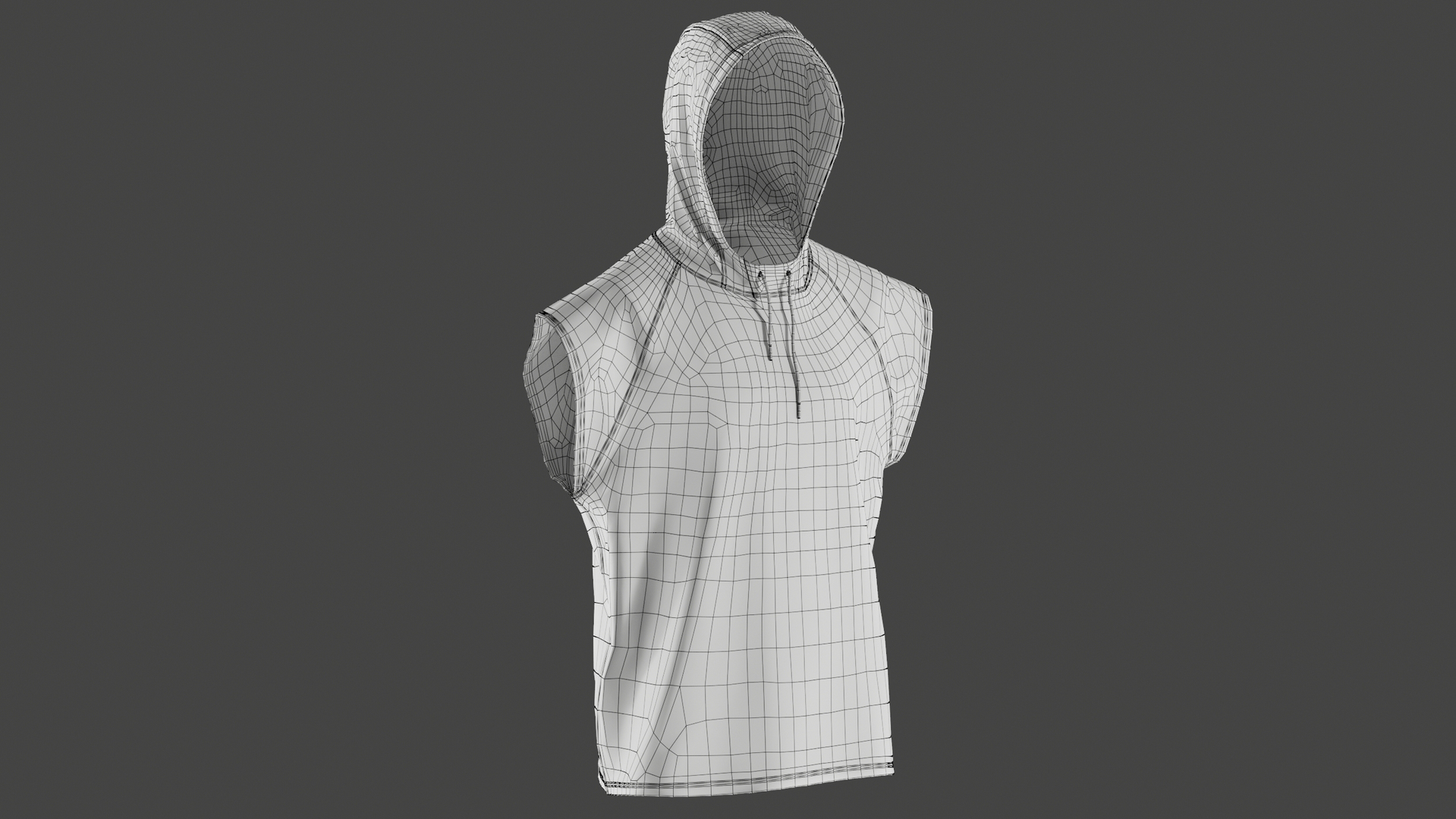 Mesh Men S Vest 3D Model - TurboSquid 1666086