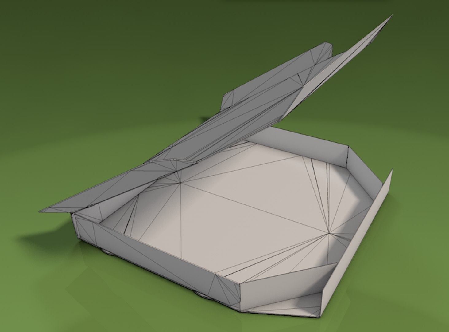3d model pizza box