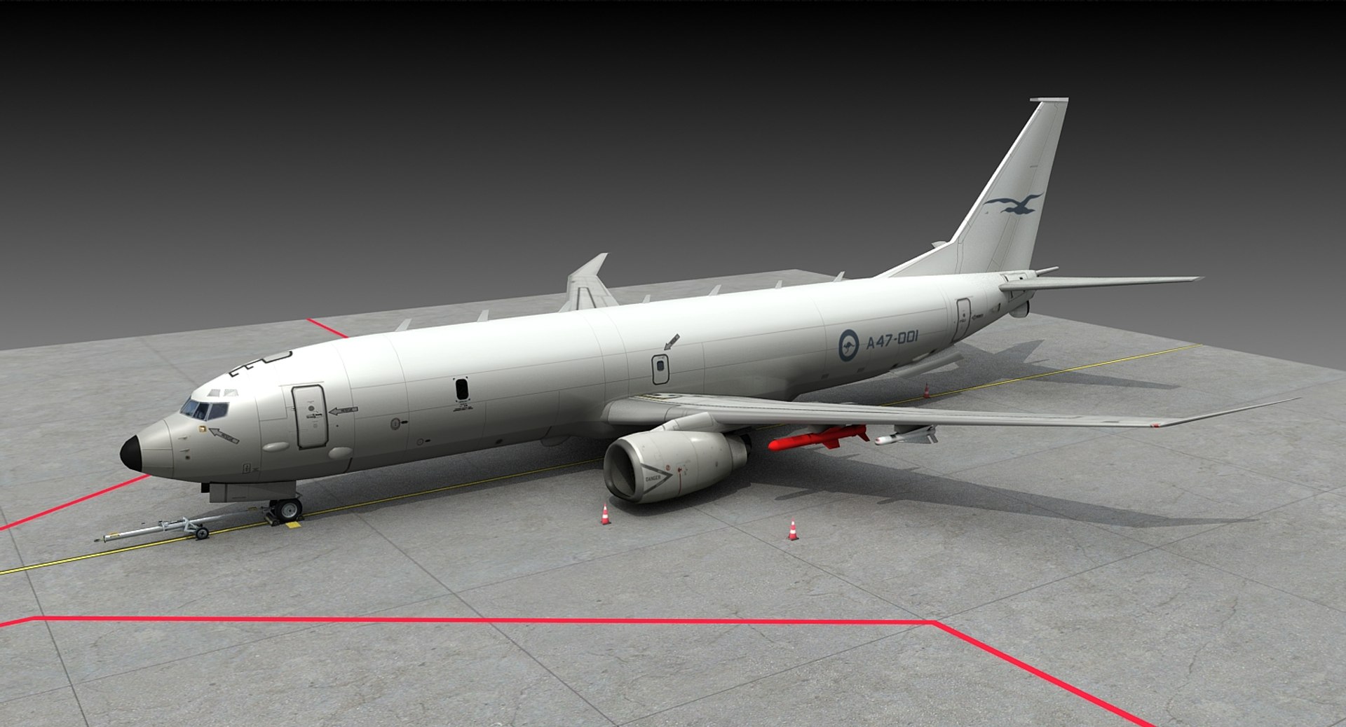 3D P-8a Poseidon Royal Australian Model - TurboSquid 1359129