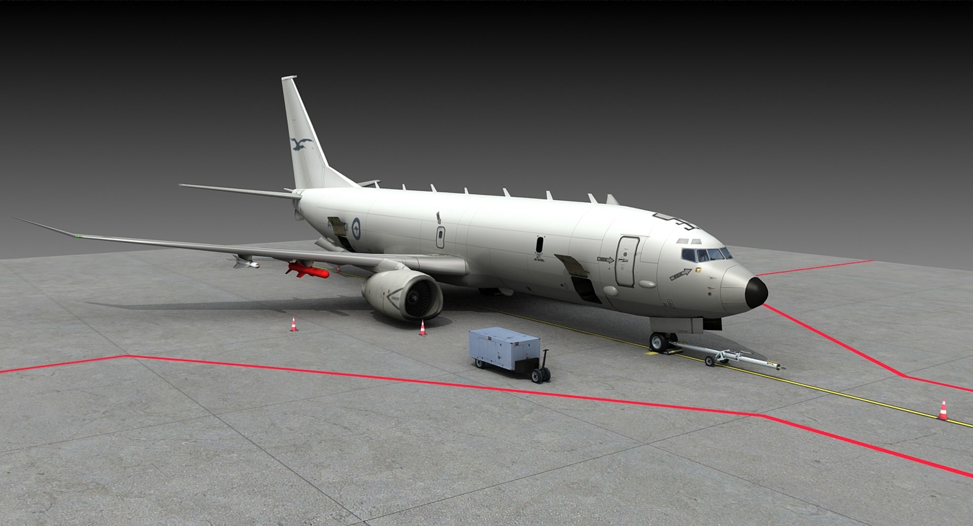 3D P-8a Poseidon Royal Australian Model - TurboSquid 1359129