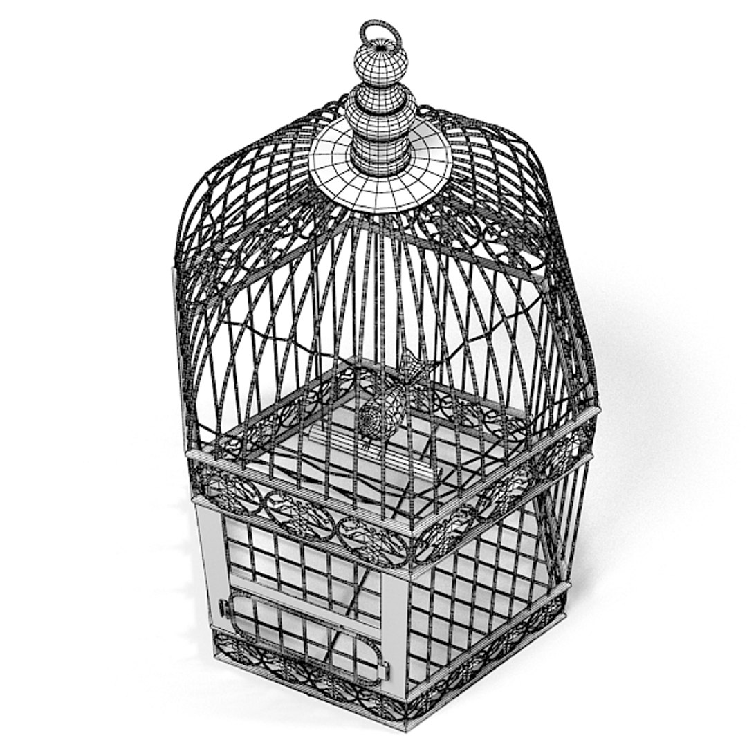 Bird Cage 3d Model