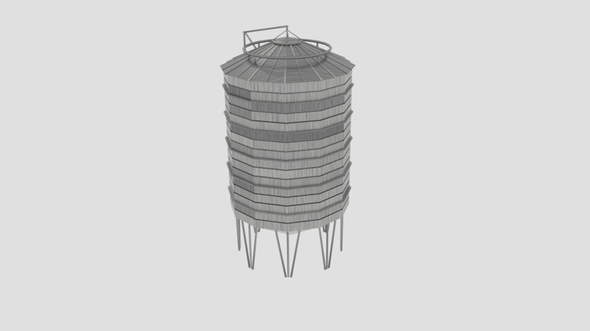 3d Sharman Farm Silo