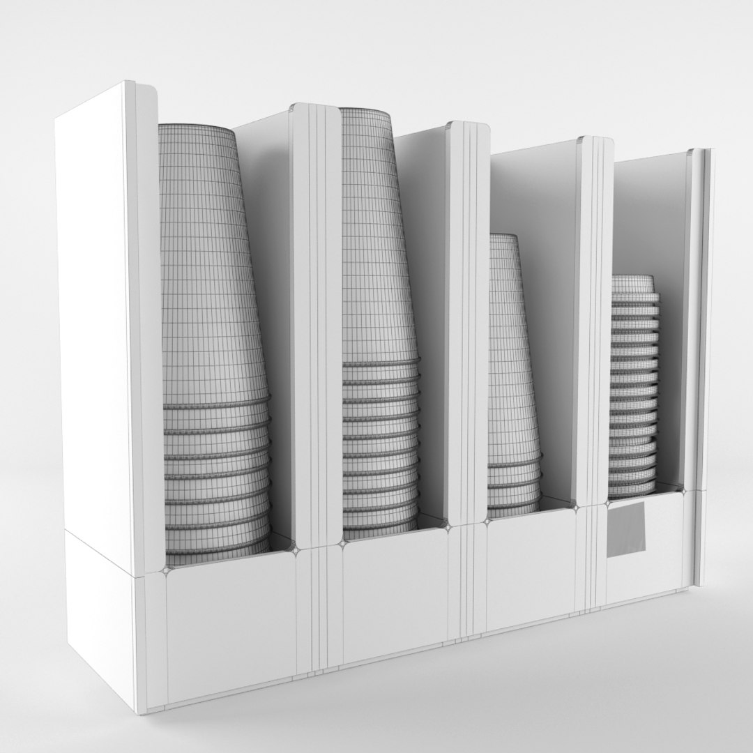 3d Model Condiment Coffee