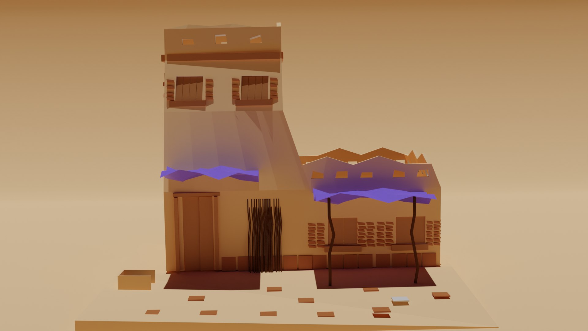 3D Sand Village - TurboSquid 2026928