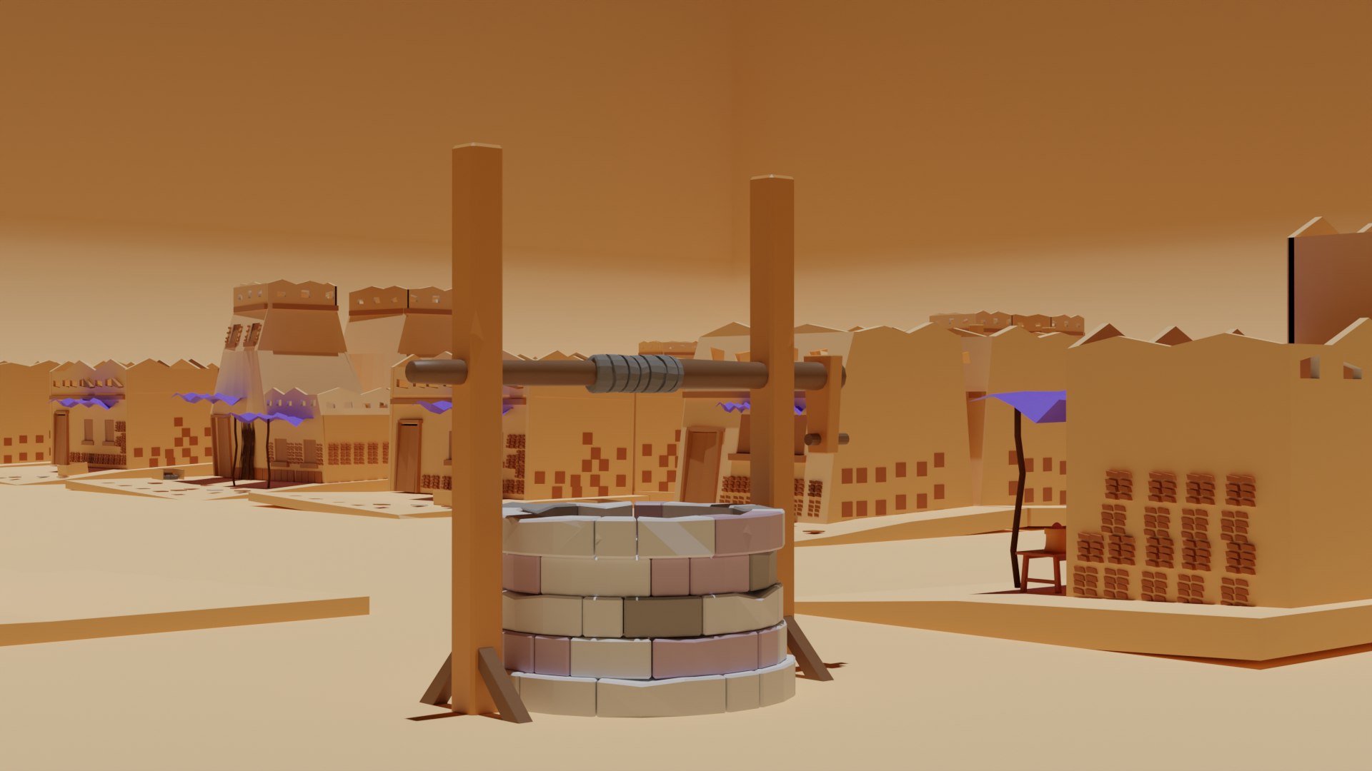 3D Sand Village - TurboSquid 2026928