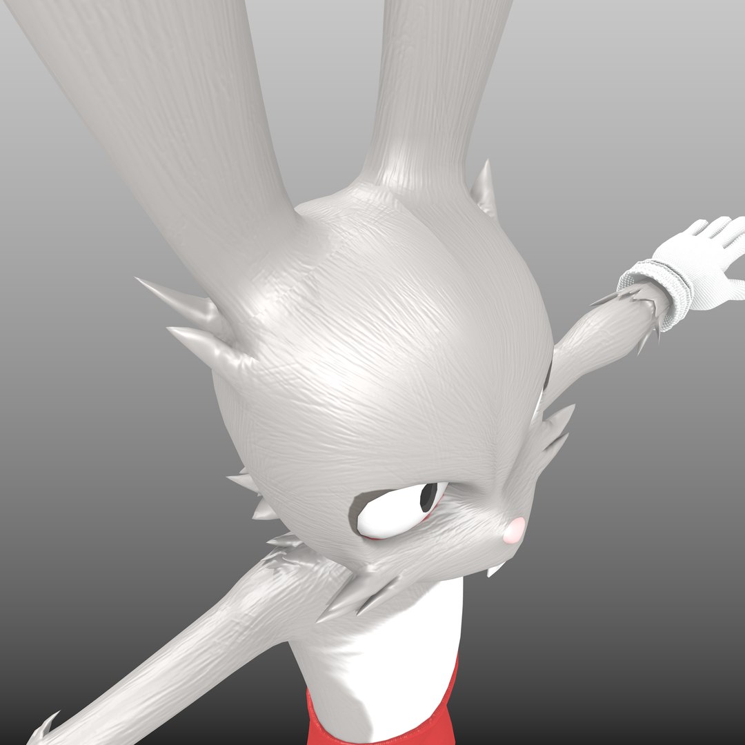 Royrabbit Character Cartoon Animations 3d Obj