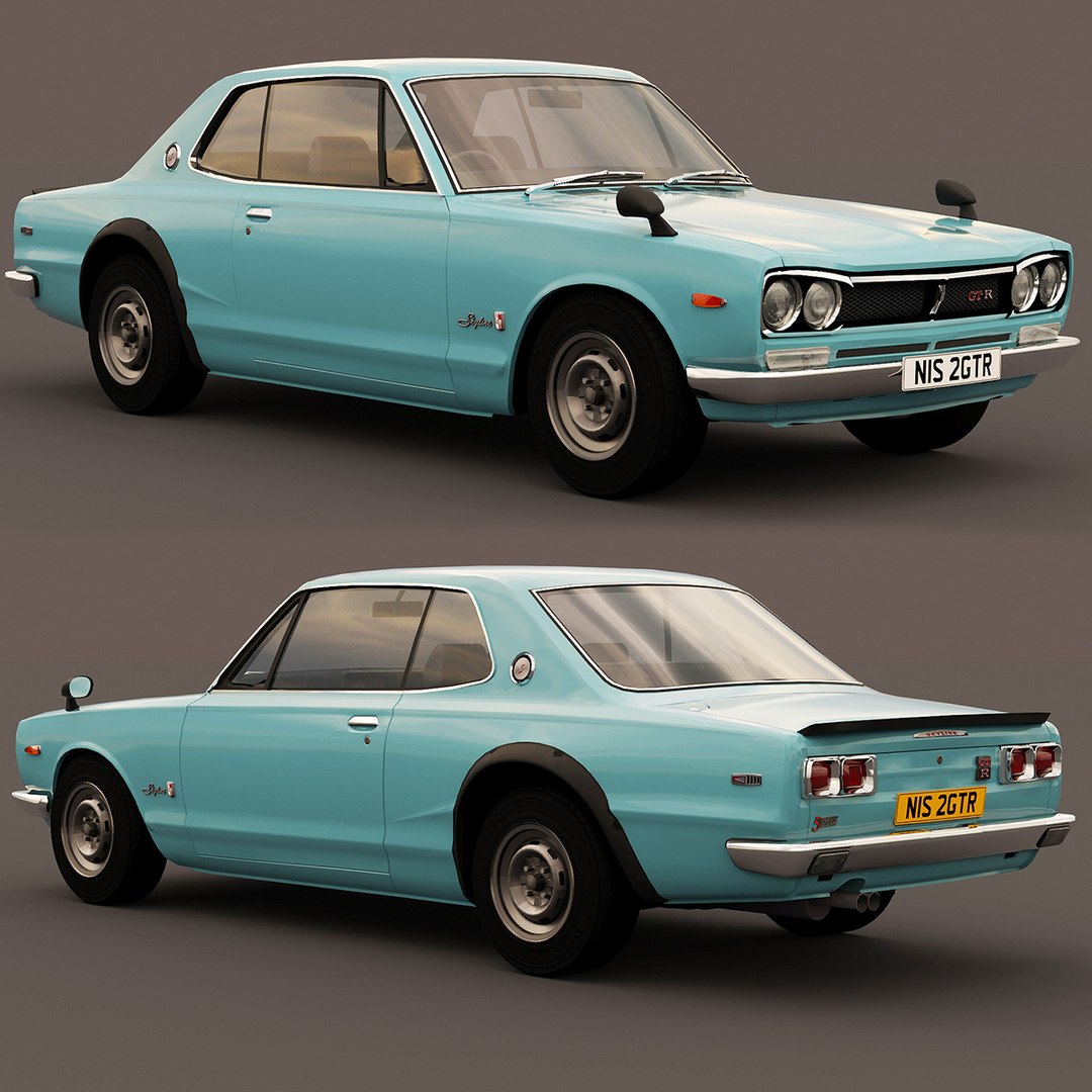 3D Model Nissan 2000 Gtr Kpgc10 1971 - TurboSquid 2217139
