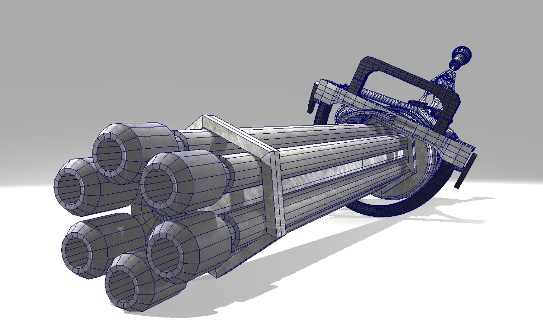 3D Machine Gun - TurboSquid 1255660