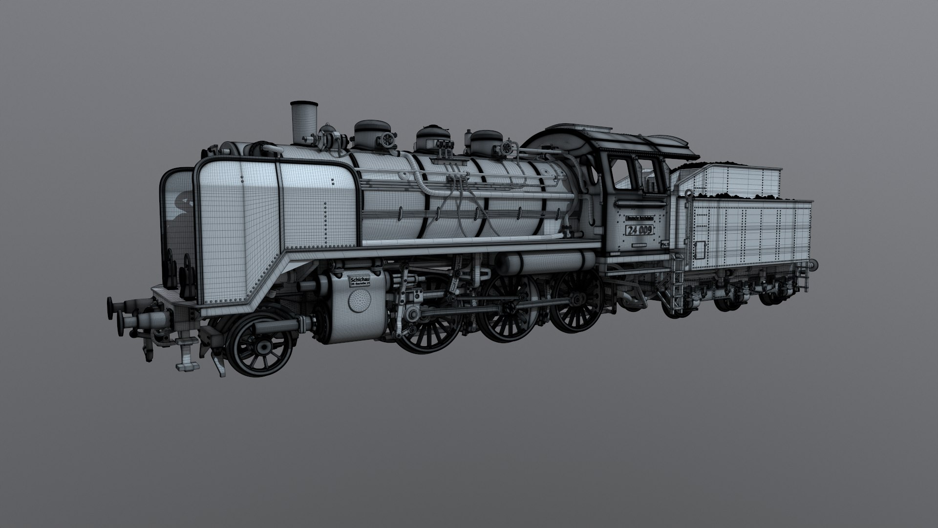 Steam Locomotive 3D Print 3D Model - TurboSquid 1807638