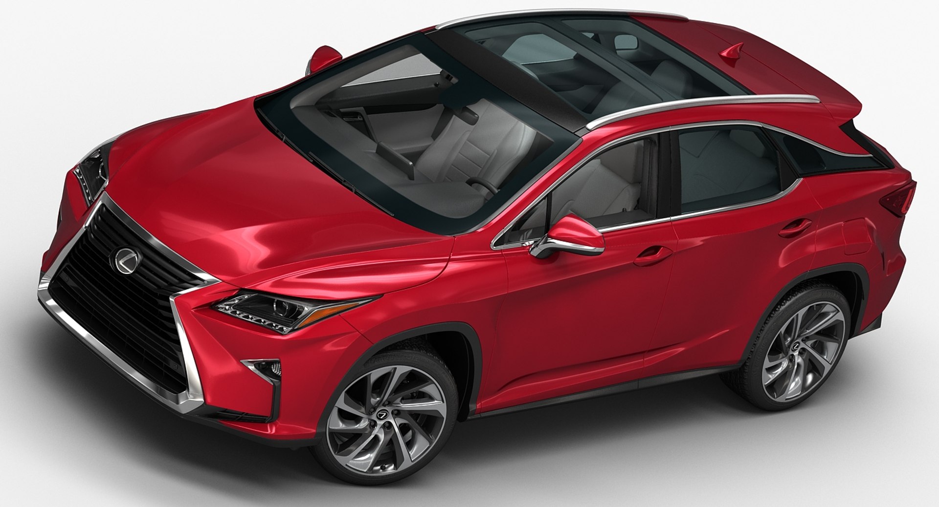 3d 2016 Lexus Rx 350 Model
