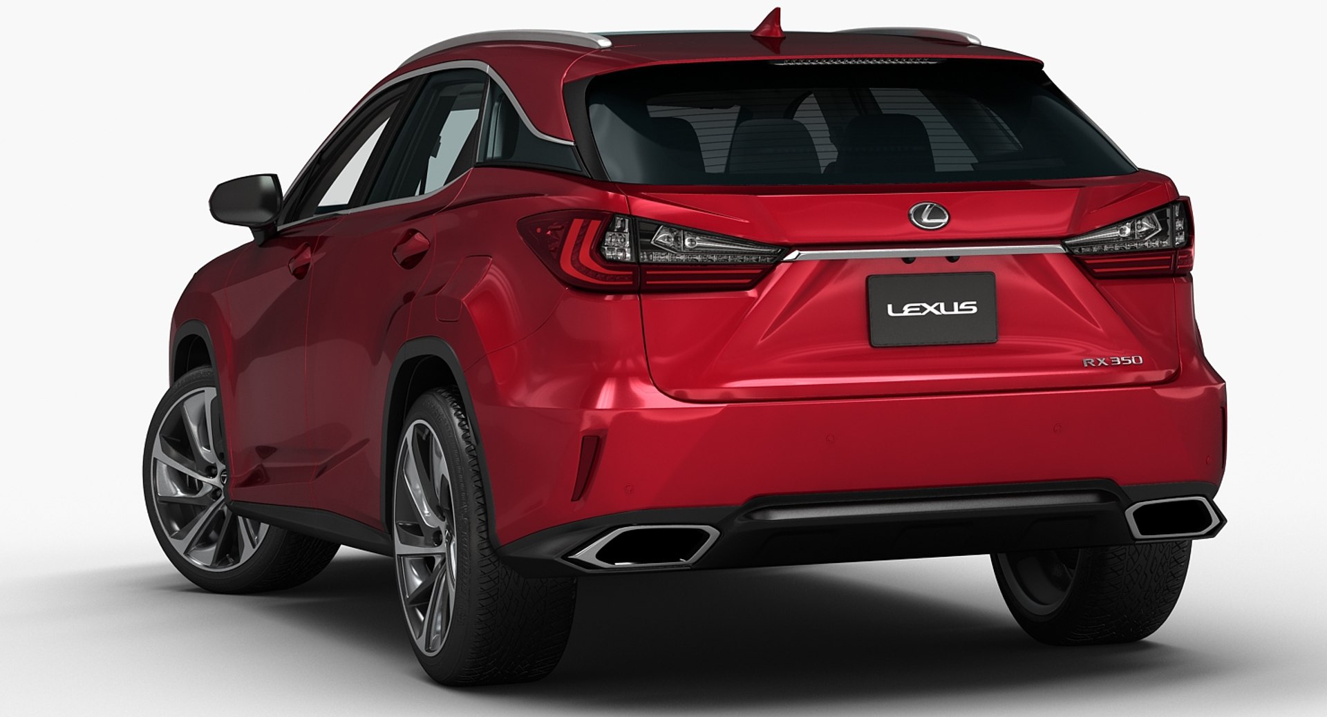 3d 2016 Lexus Rx 350 Model