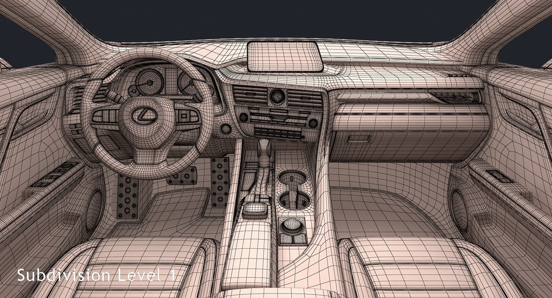 3d 2016 Lexus Rx 350 Model
