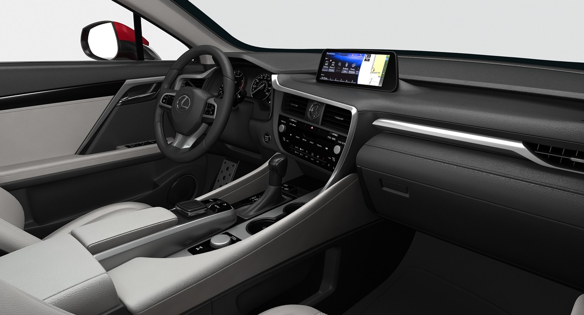 3d 2016 Lexus Rx 350 Model