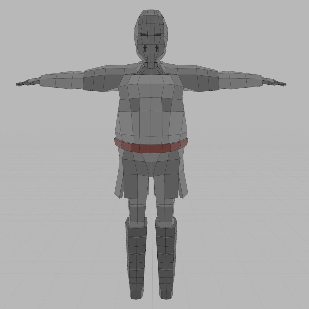 3D Low Poly Knight Rigged 7 Model - TurboSquid 2167126