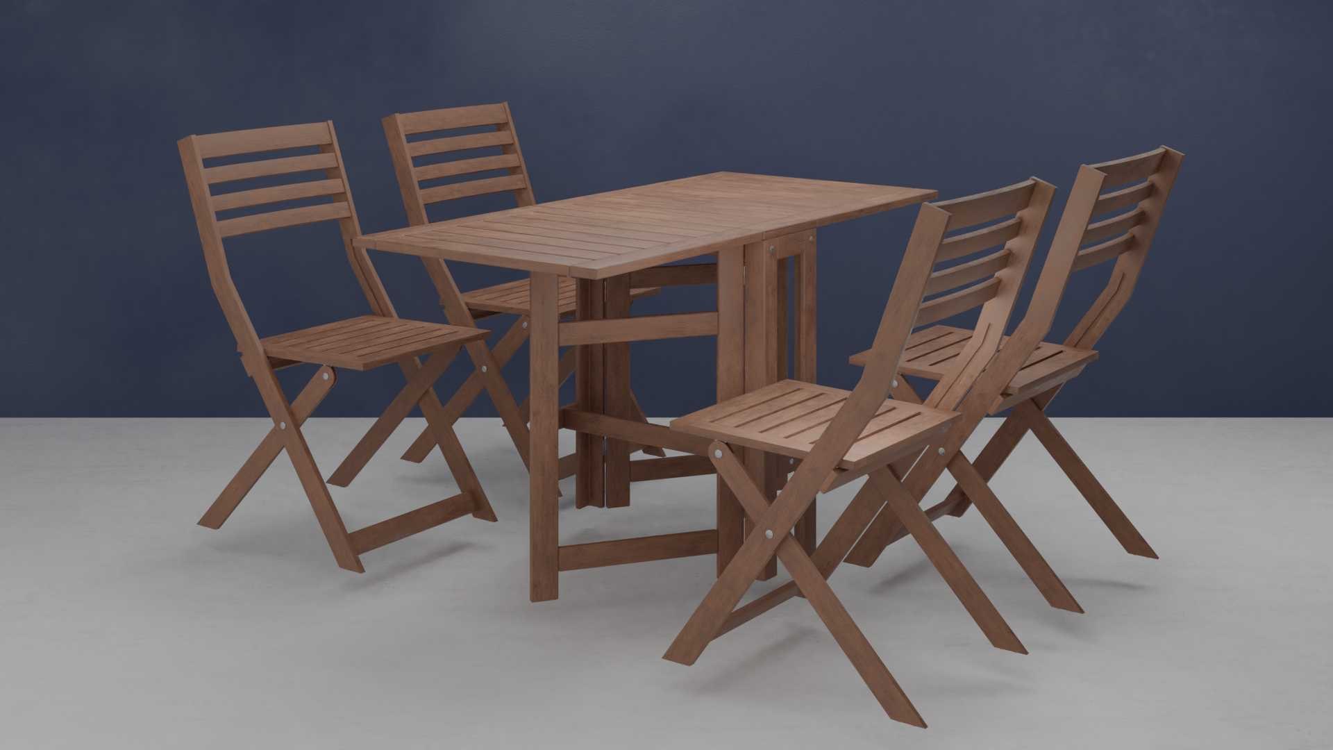 3D Applaro Set - Table Chairs - TurboSquid 1595194