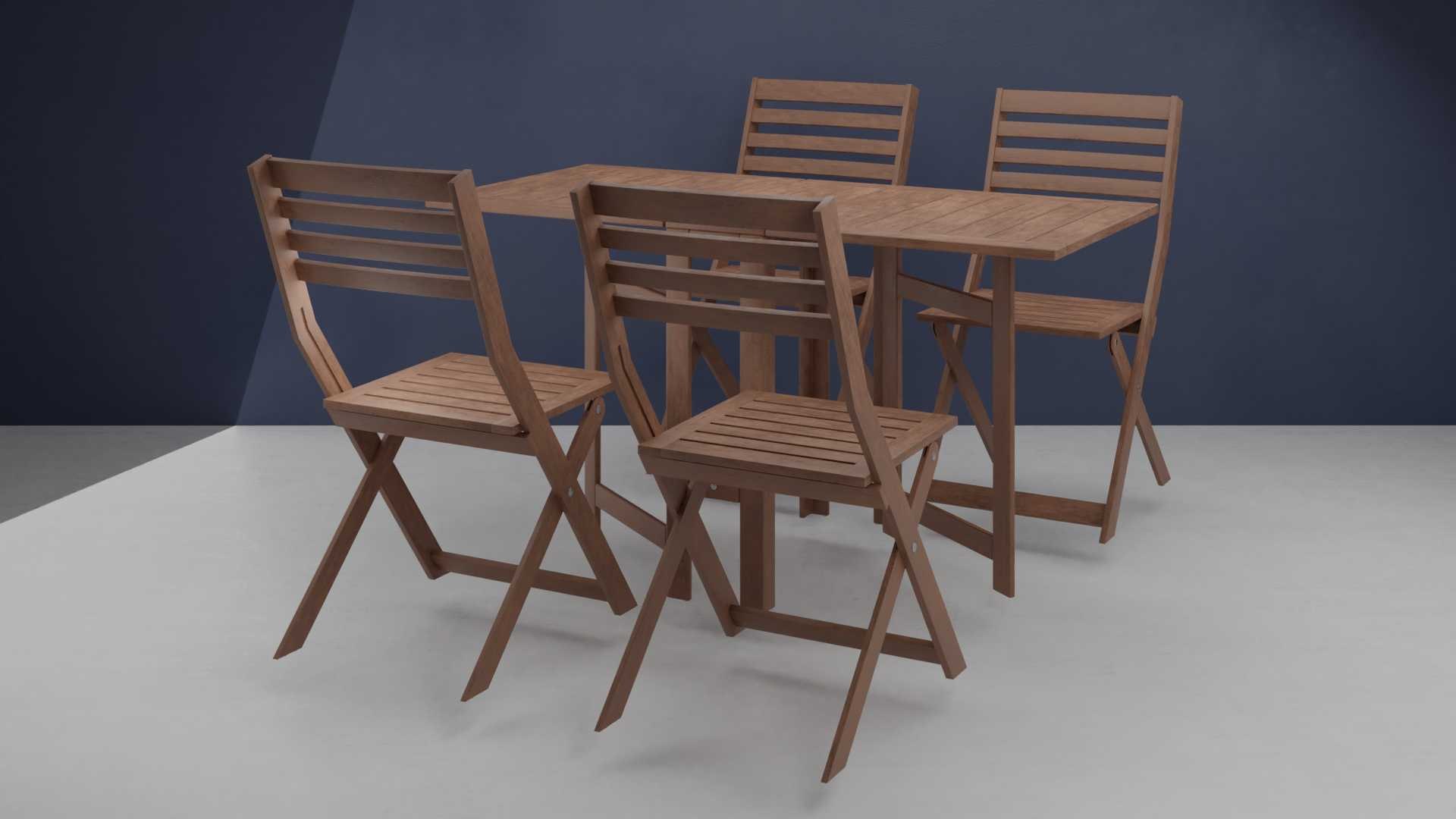 3D Applaro Set - Table Chairs - TurboSquid 1595194