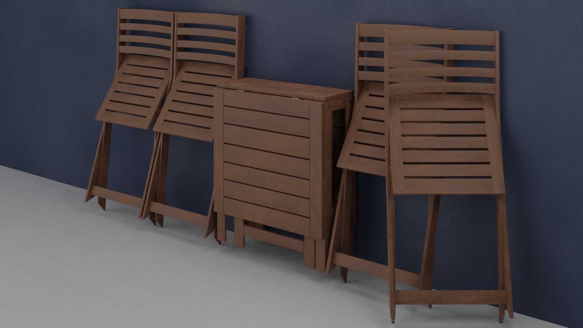 3D Applaro Set - Table Chairs - TurboSquid 1595194