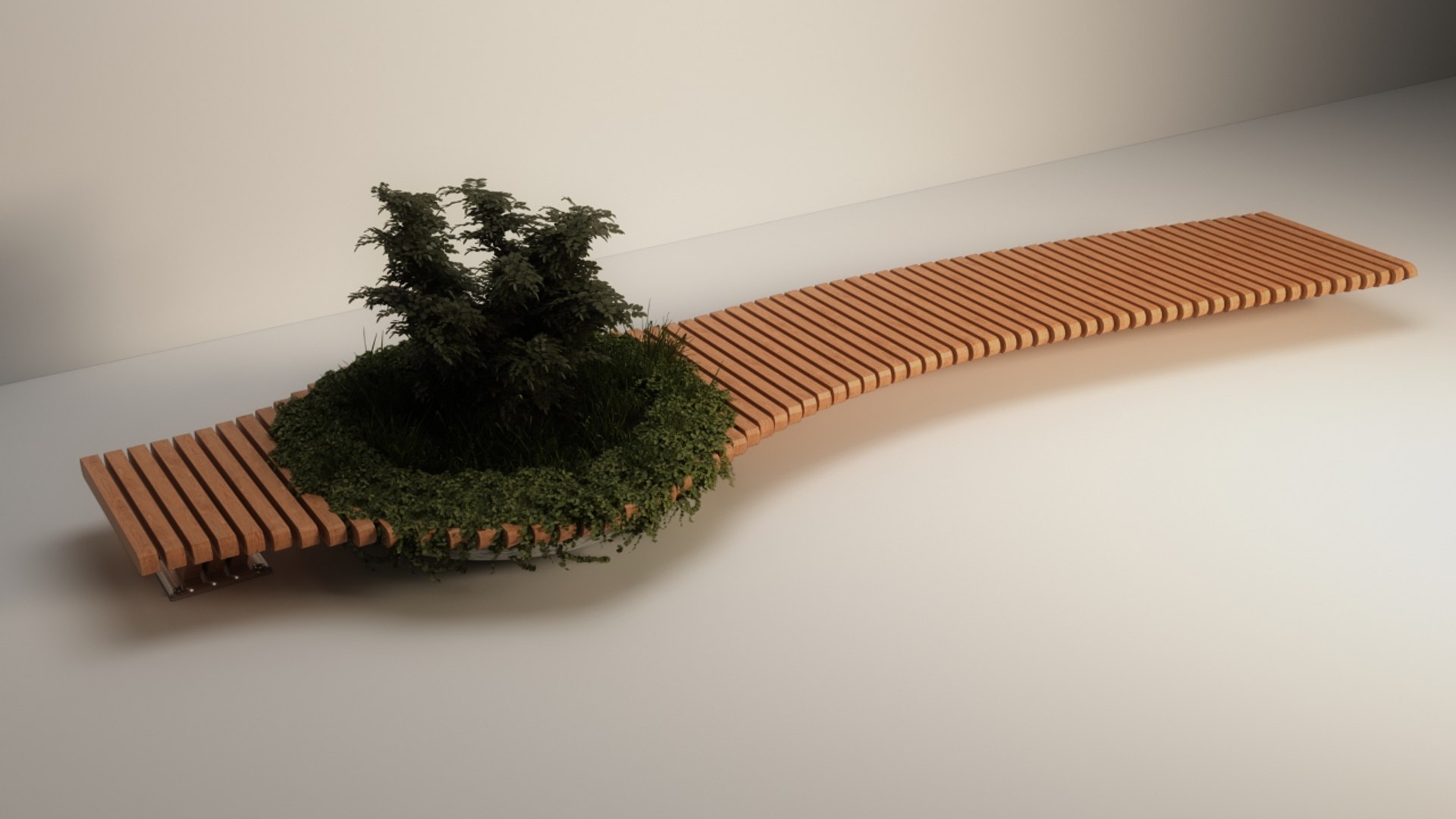 Parametric Bench 3D - TurboSquid 1194565