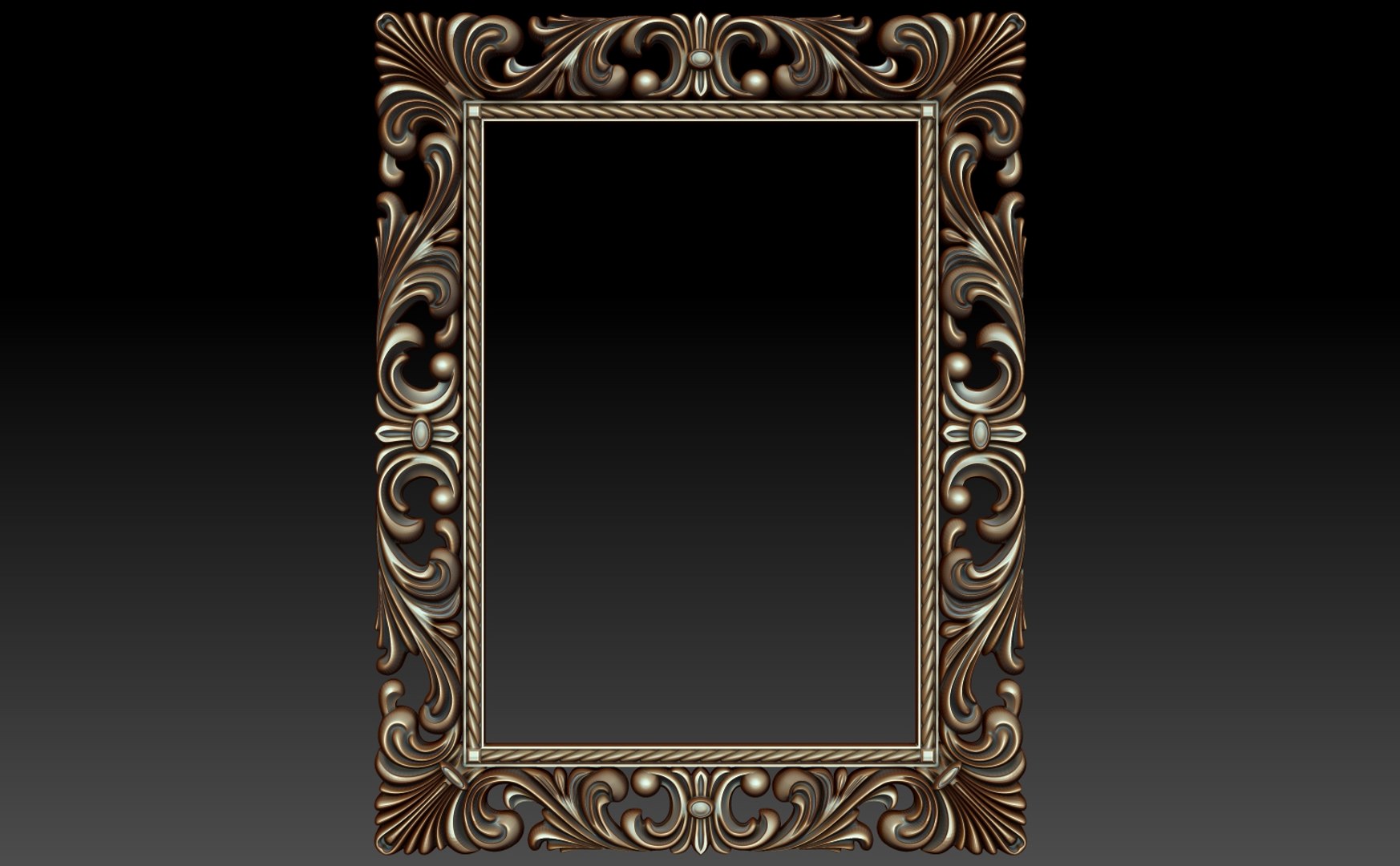 Decor Frame 3d Model