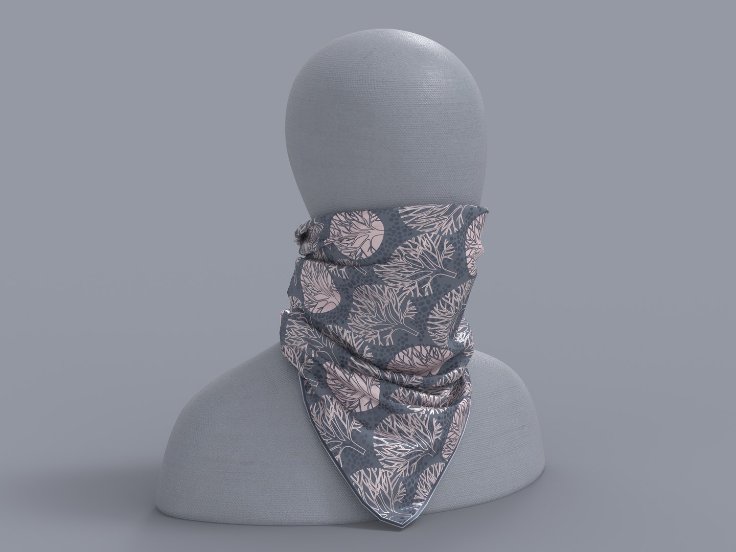 3D model 3D-CLO Scarf-Silk Patterned Design - TurboSquid 2161843