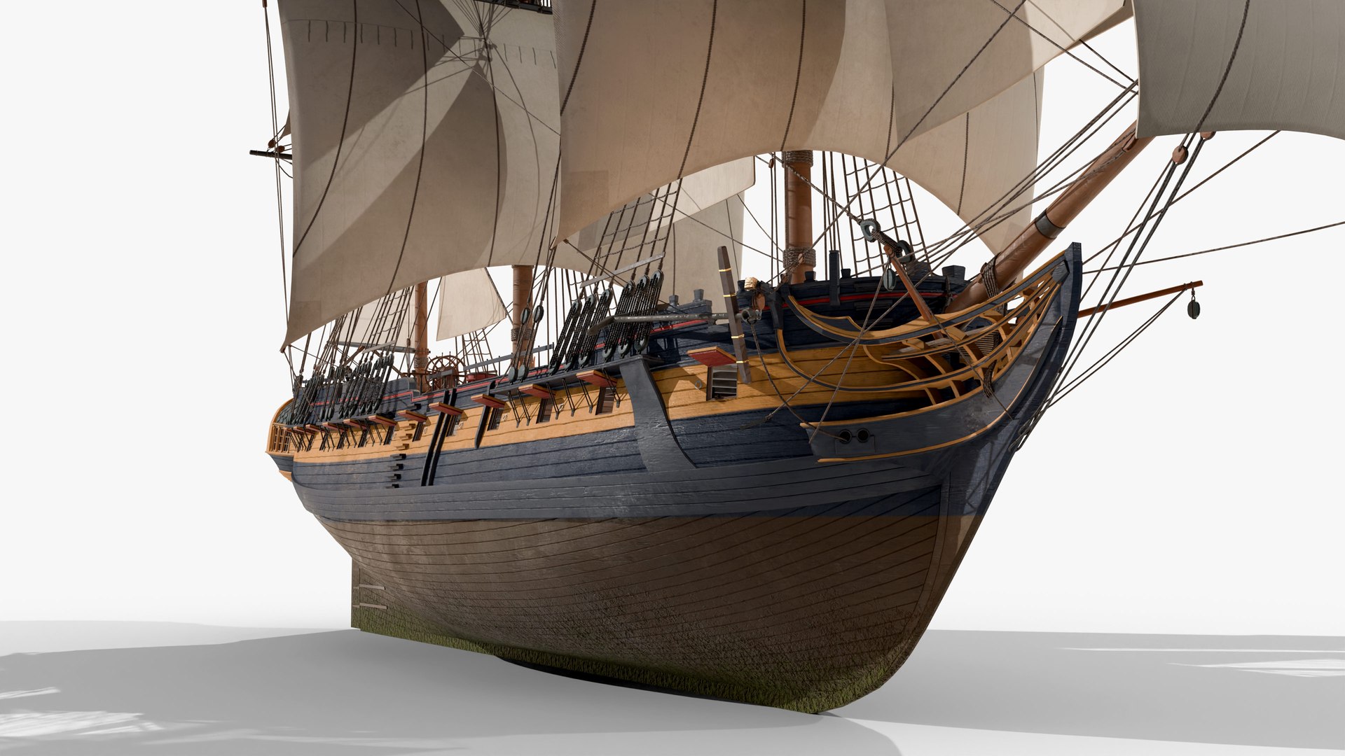 HMS Surprise 3D model - TurboSquid 2097651