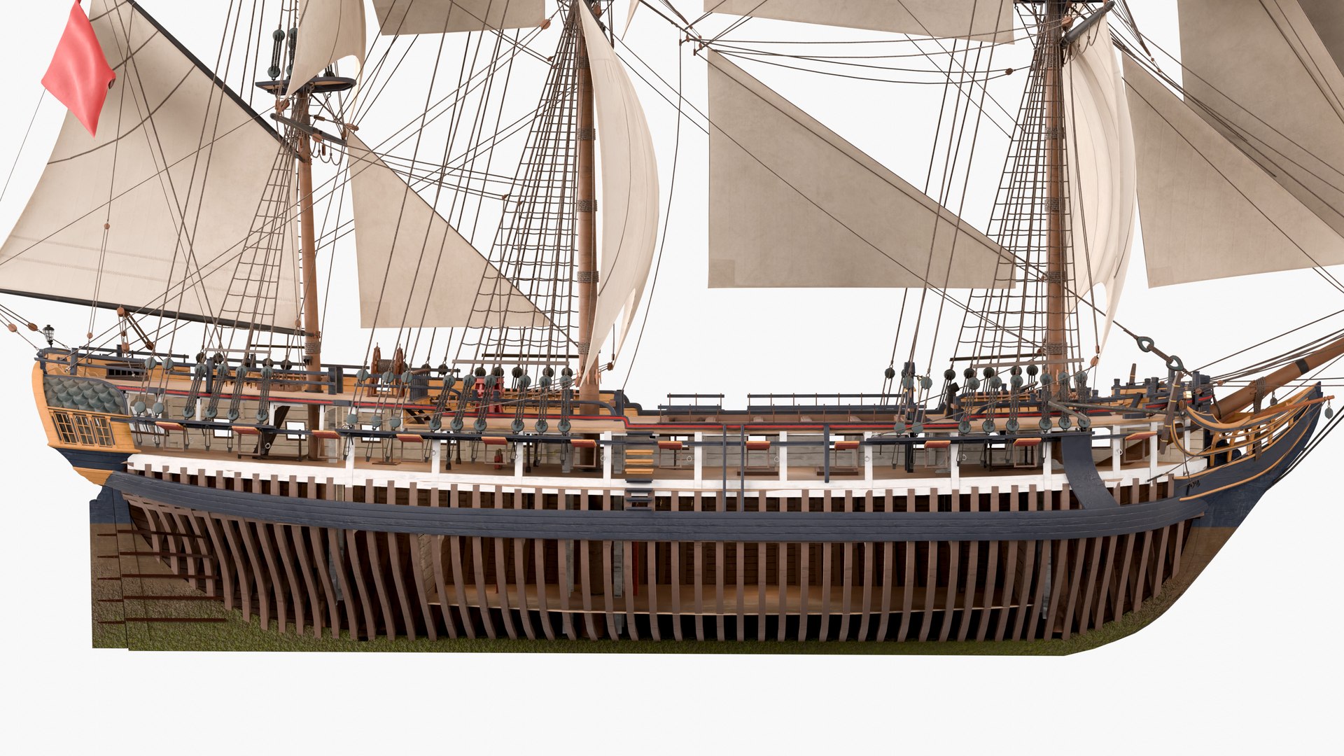 HMS Surprise 3D model - TurboSquid 2097651