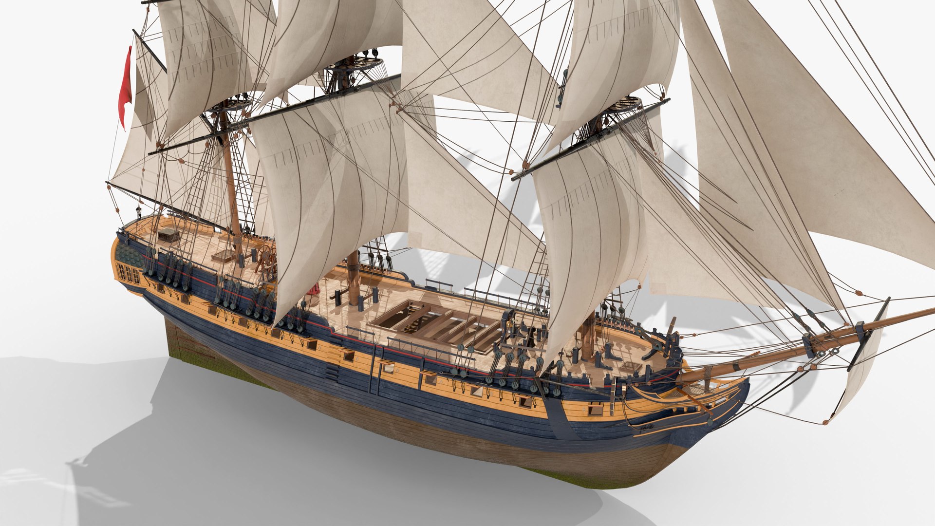 HMS Surprise 3D model - TurboSquid 2097651