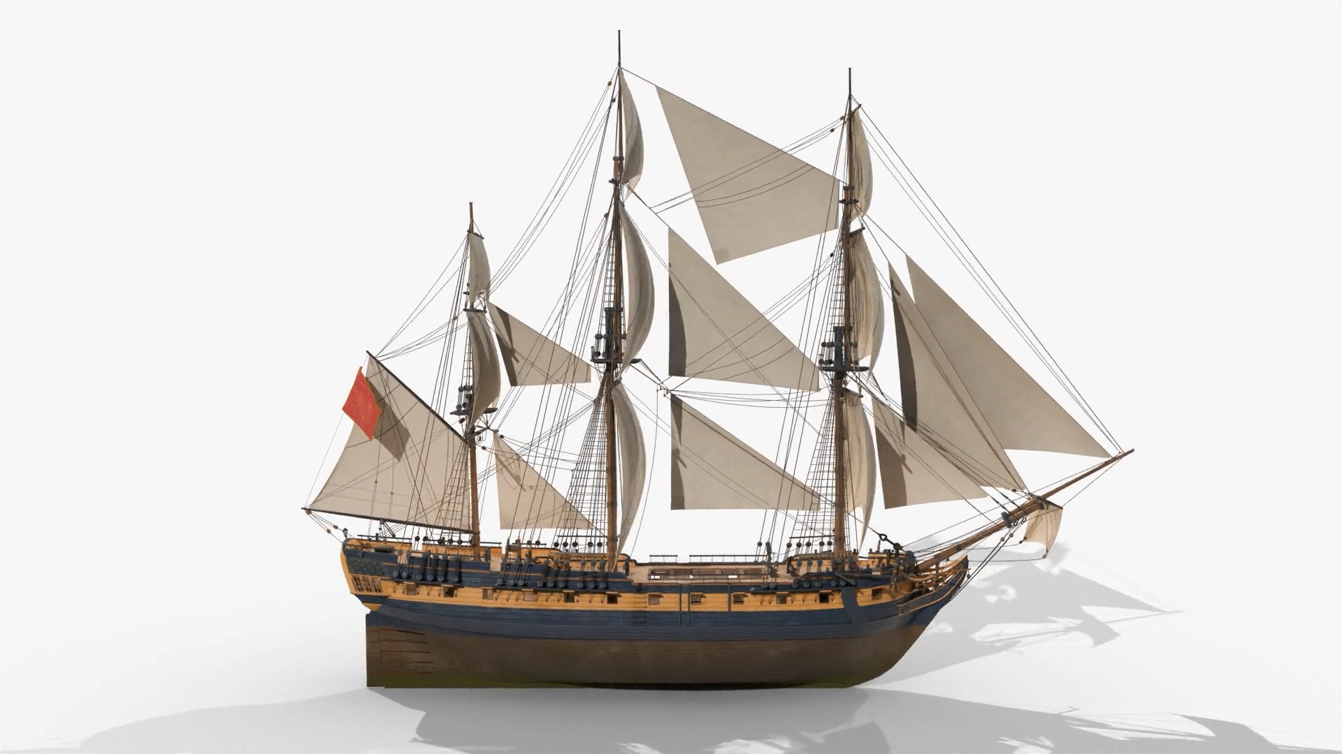 HMS Surprise 3D model - TurboSquid 2097651