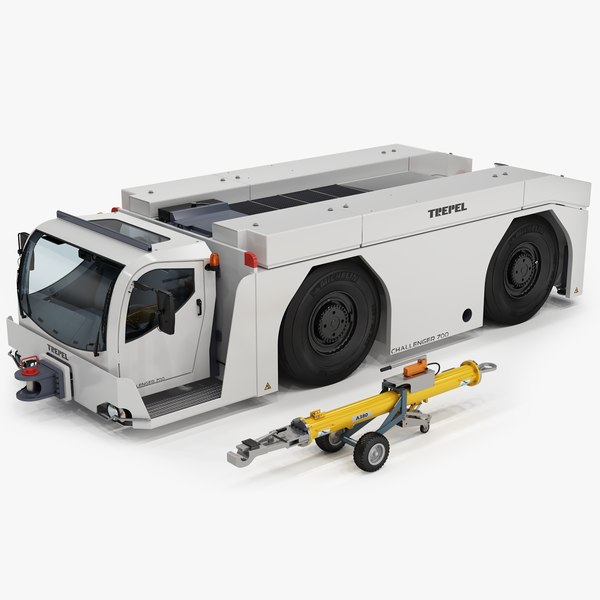 Trepel Challenger 700 대형 항공기 트랙터 3D 모델 - TurboSquid 1630767