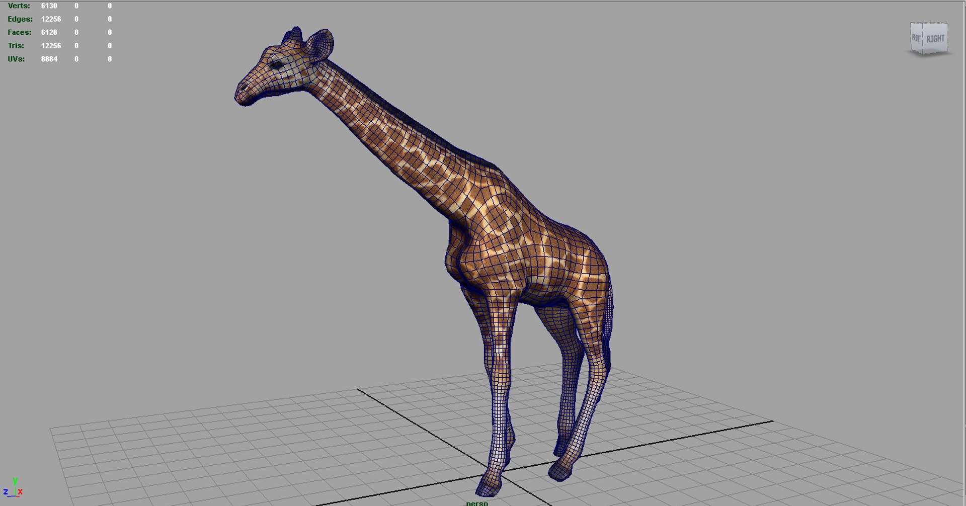 3d Model Giraffe Stl