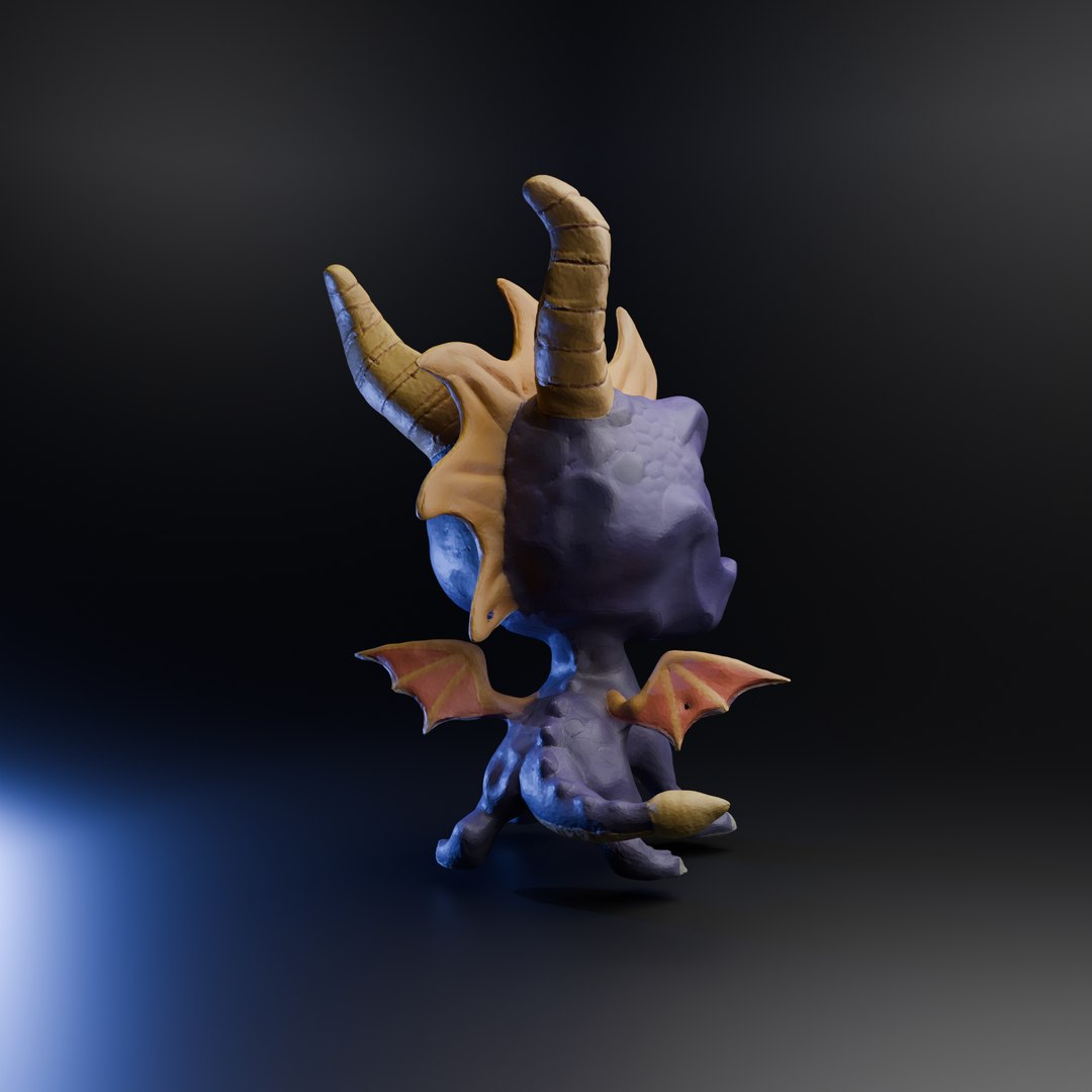 3D Spyro FunkoPop 3D Scan - TurboSquid 2214833