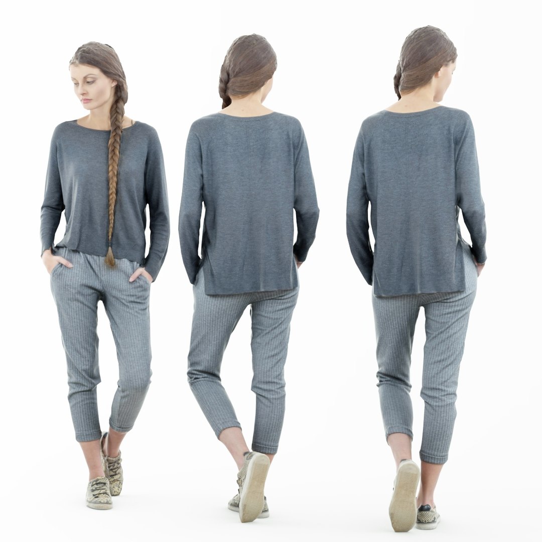 Girl Rendered Human Model - TurboSquid 1245915