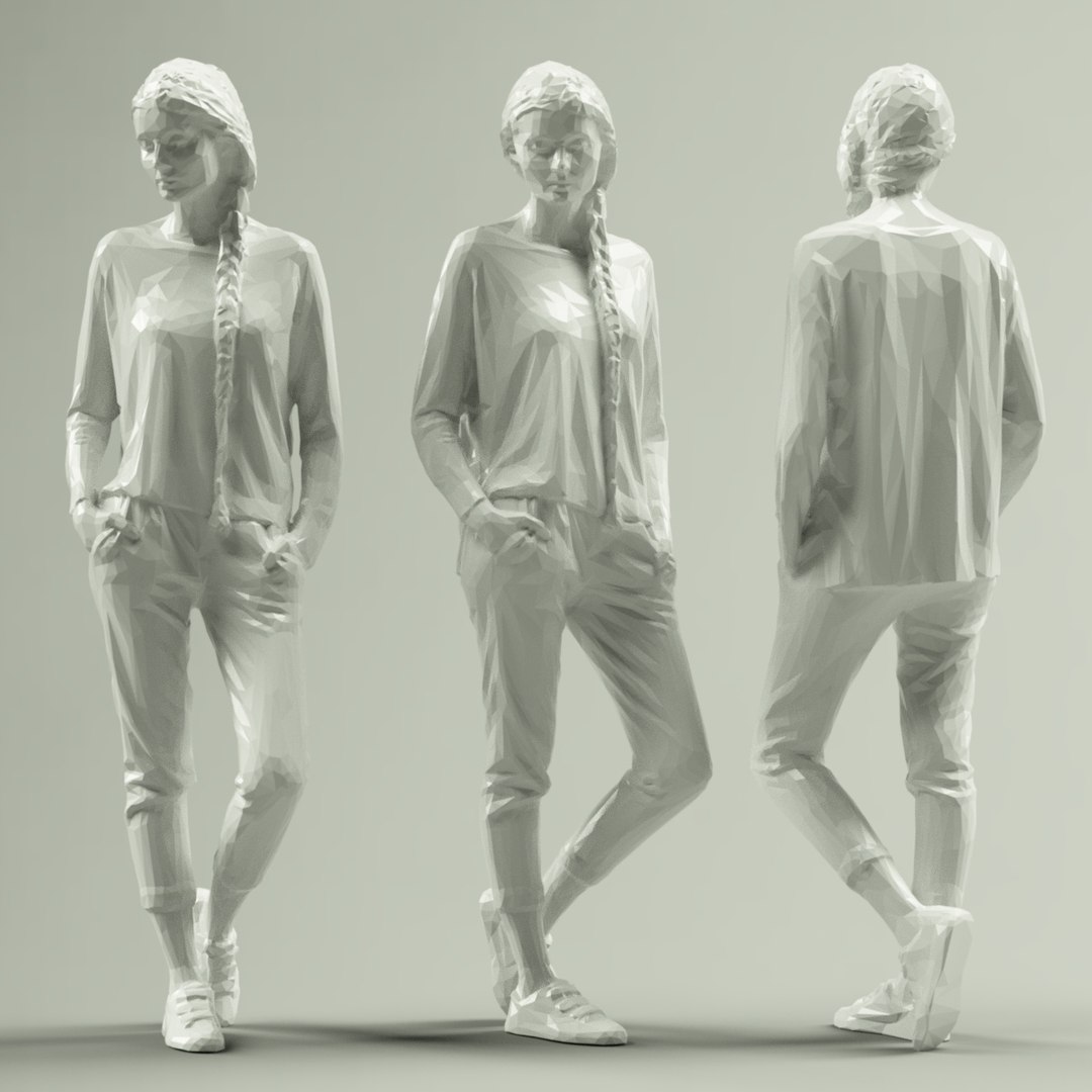 Girl Rendered Human Model - TurboSquid 1245915