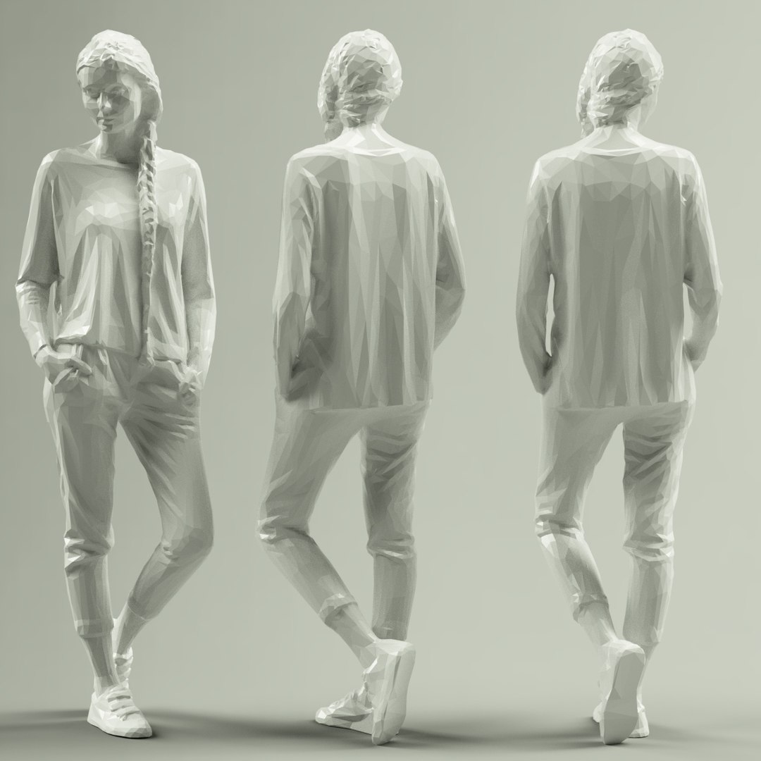 Girl Rendered Human Model - TurboSquid 1245915