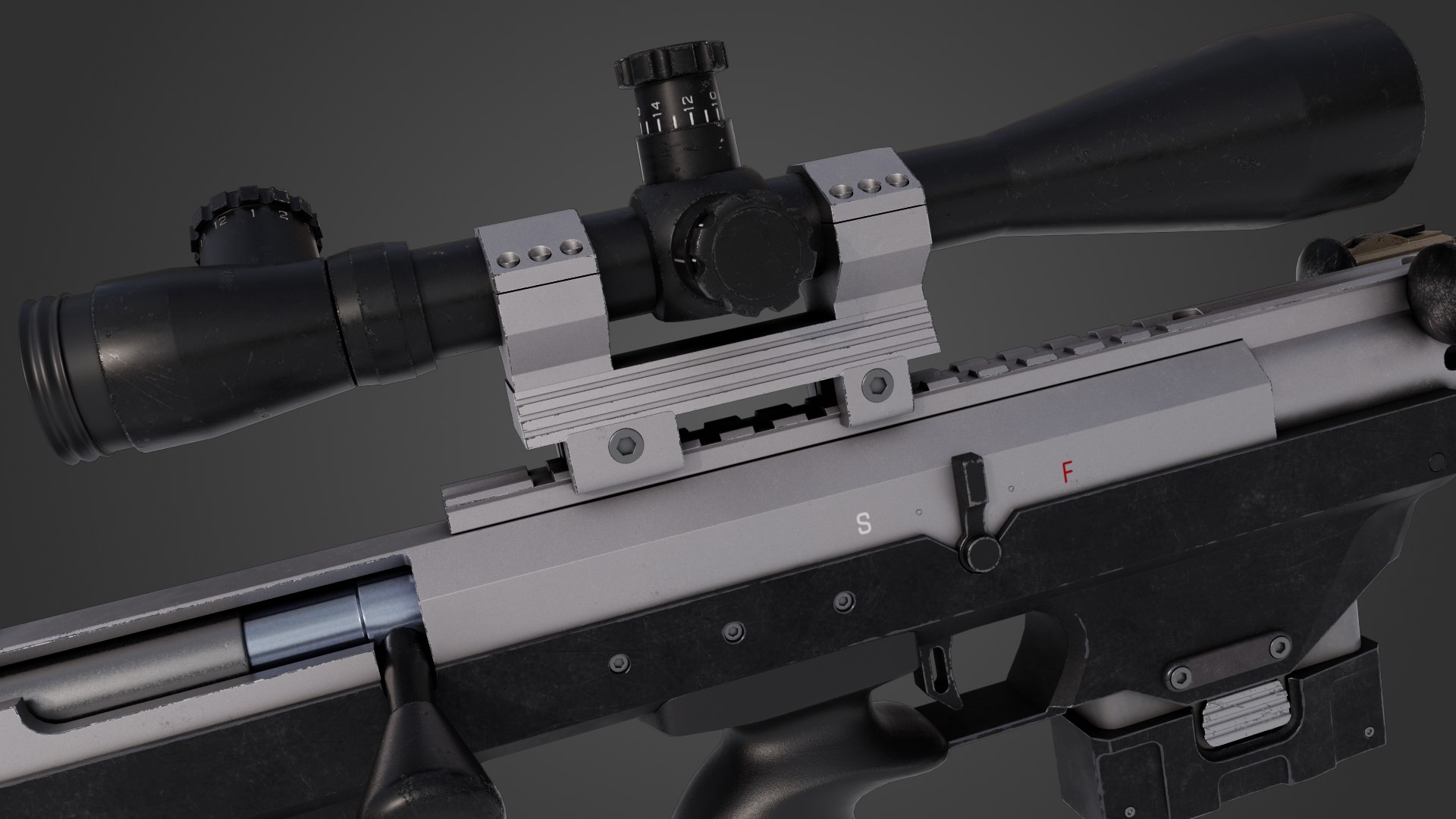 Sniper Rifle DSR-1 3D Model - TurboSquid 1804004