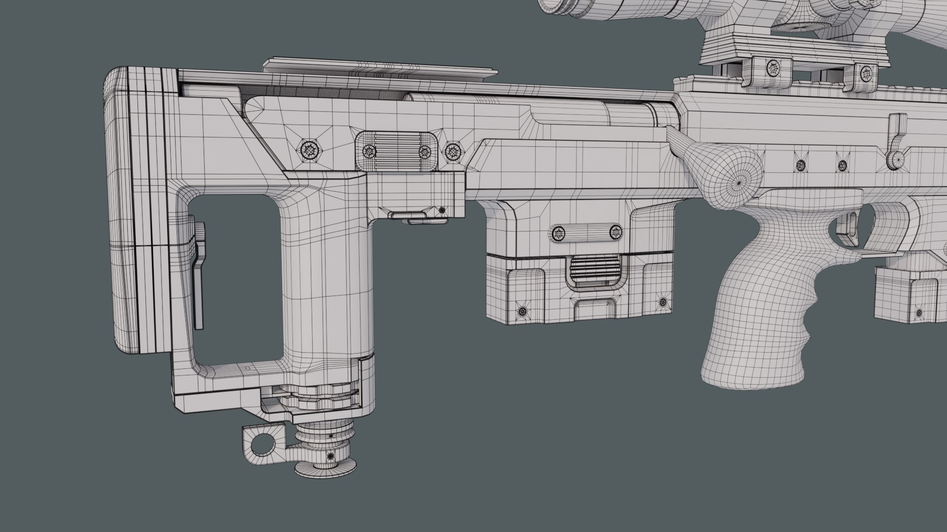 Sniper Rifle DSR-1 3D Model - TurboSquid 1804004