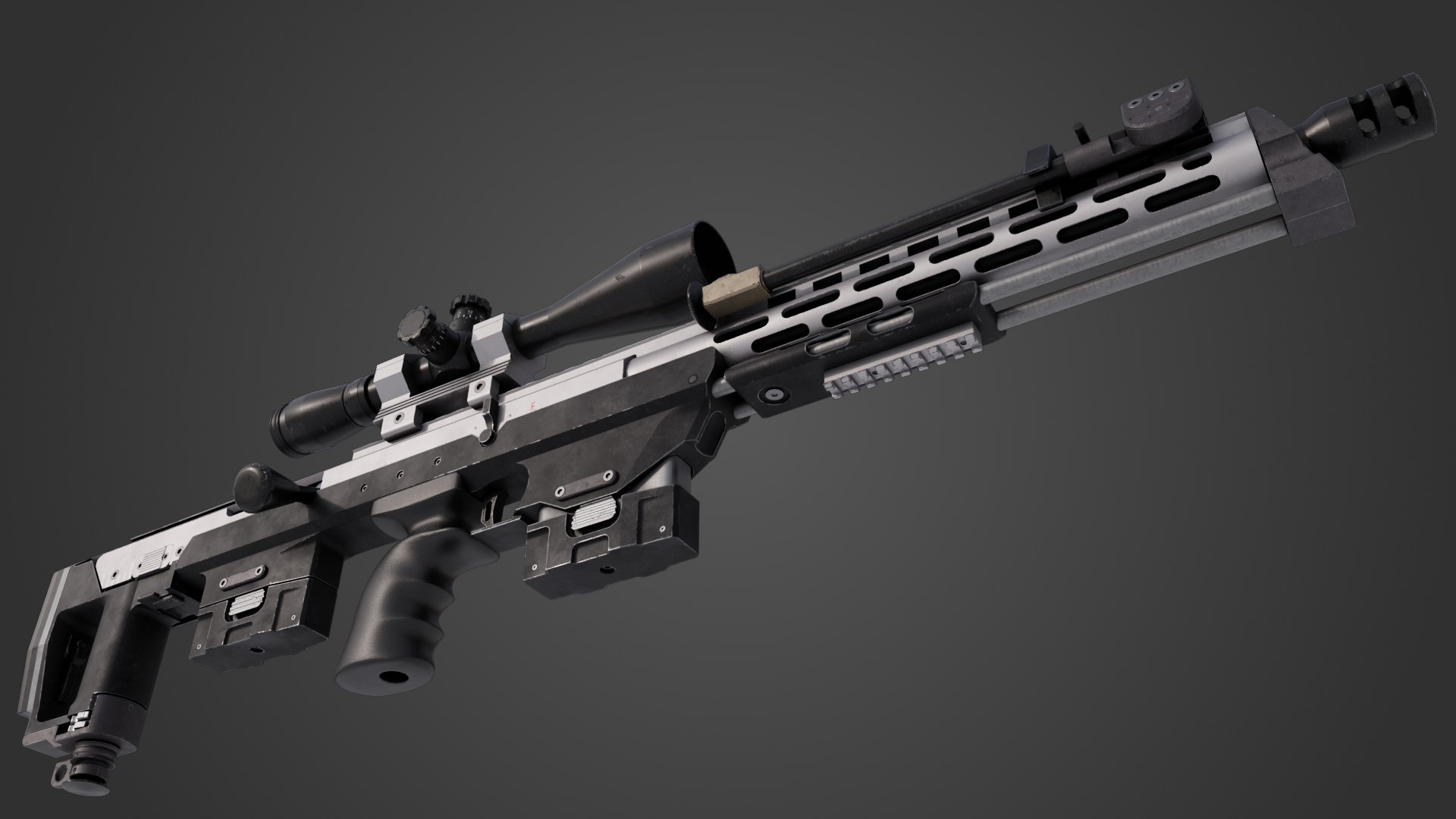 Sniper Rifle DSR-1 3D Model - TurboSquid 1804004