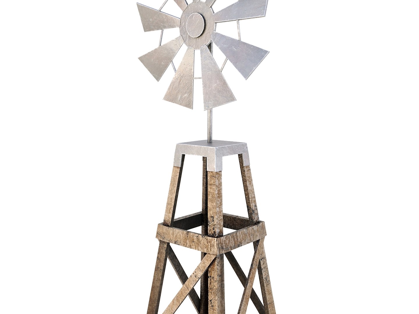 Wild West Windmill - 3D Model - TurboSquid 1583108