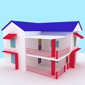 Cartoon House 3D Models for Download | TurboSquid