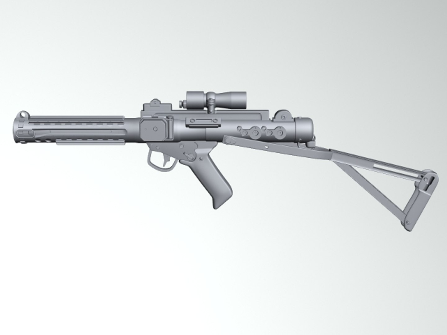 Lwo Blaster Rifle Star Wars