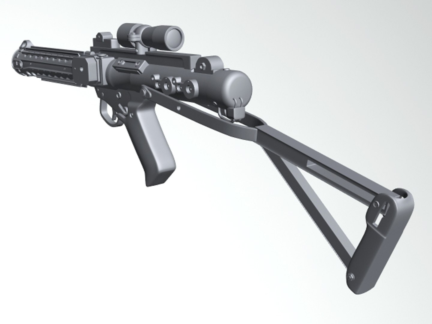 Lwo Blaster Rifle Star Wars