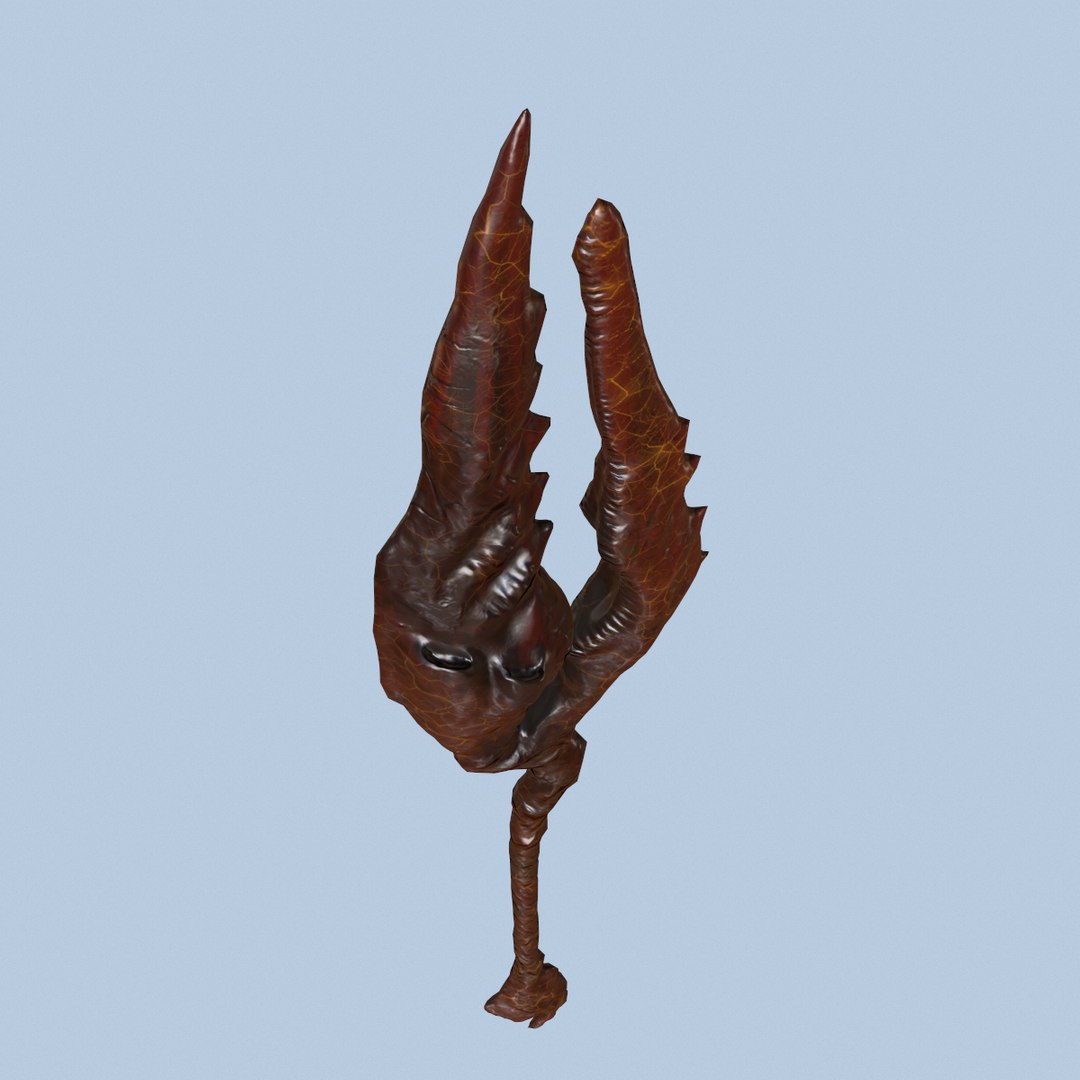 Battle spear alien invader 3D model - TurboSquid 1235740