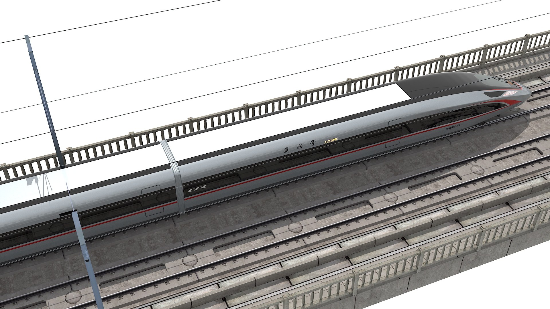 3D To Revive The High-speed Rail - TurboSquid 1823209