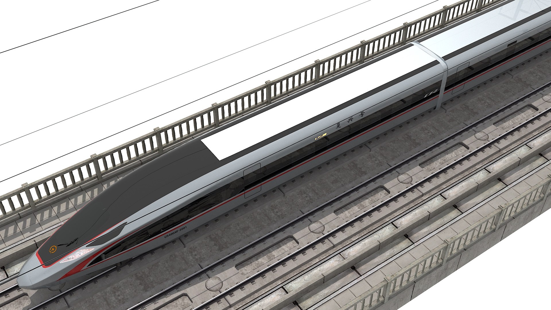 3D To Revive The High-speed Rail - TurboSquid 1823209